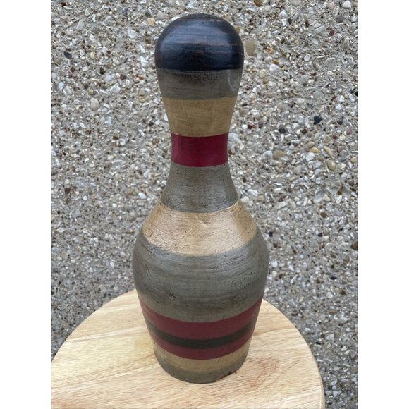 Accents | Vintage Bowling Pin Shape Decorative Mid Century Style 14 ...